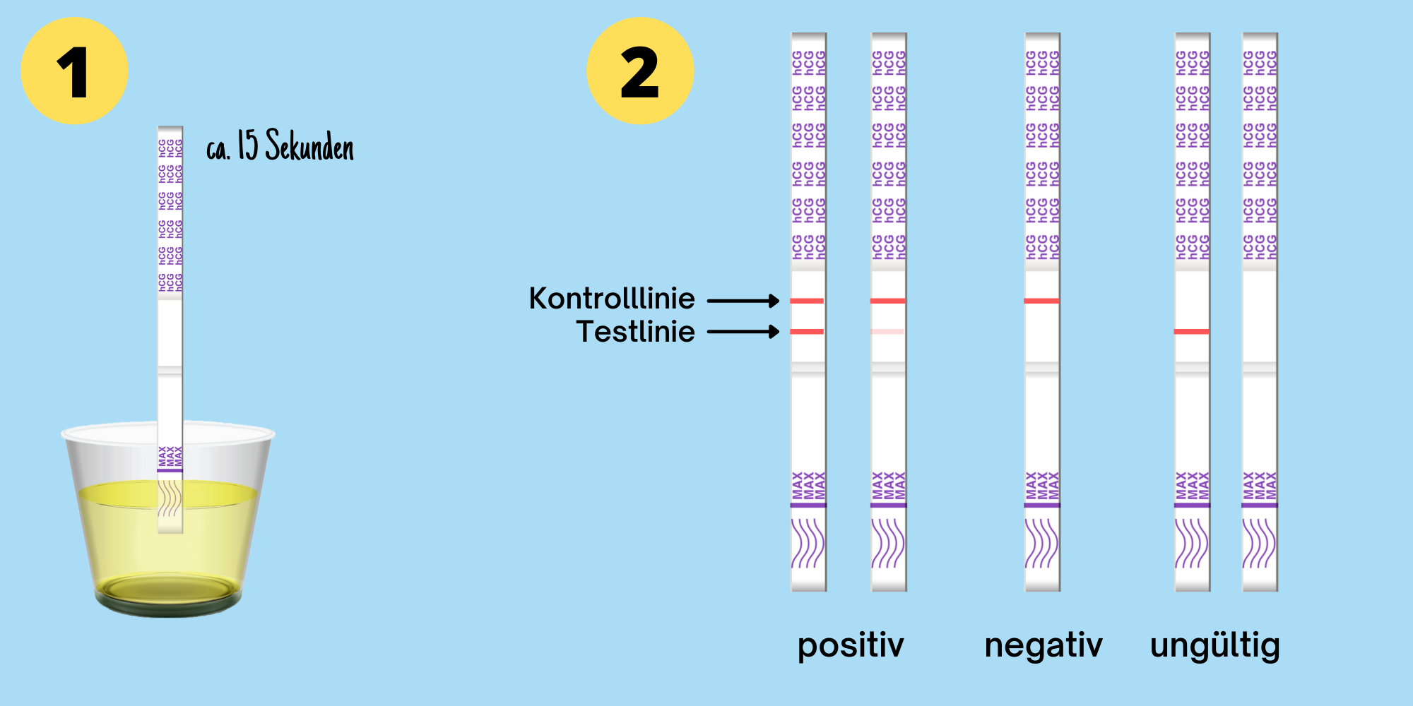 fruchtpaar.ch - Schwangerschaftstest Teststreifen (10mIU/ml)